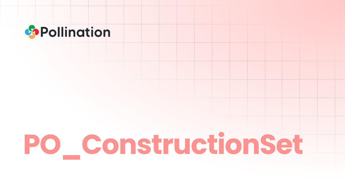 PO_ConstructionSet | Pollination Docs