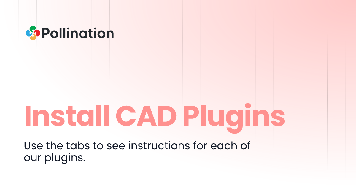Install CAD Plugins | Pollination Docs