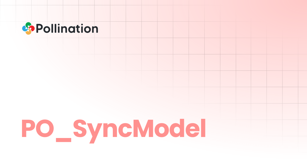 PO_SyncModel | Pollination Docs