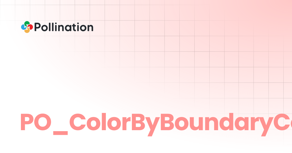 PO_ColorByBoundaryCondition | Pollination Docs